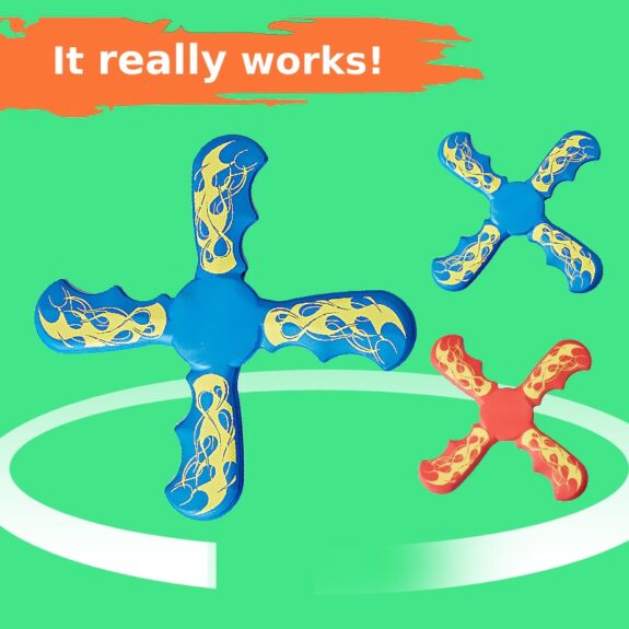 Easy to Throw 4-Blade Boomerang for Kids and Adults – CHERRINO